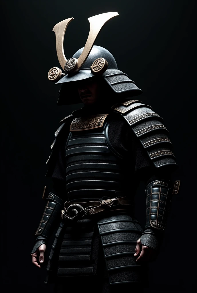 Profile picture with a black samurai - SeaArt AI