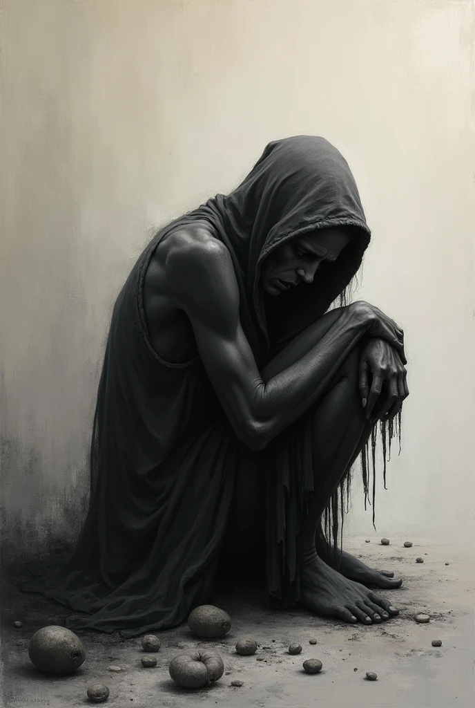 Representation of depression - SeaArt AI