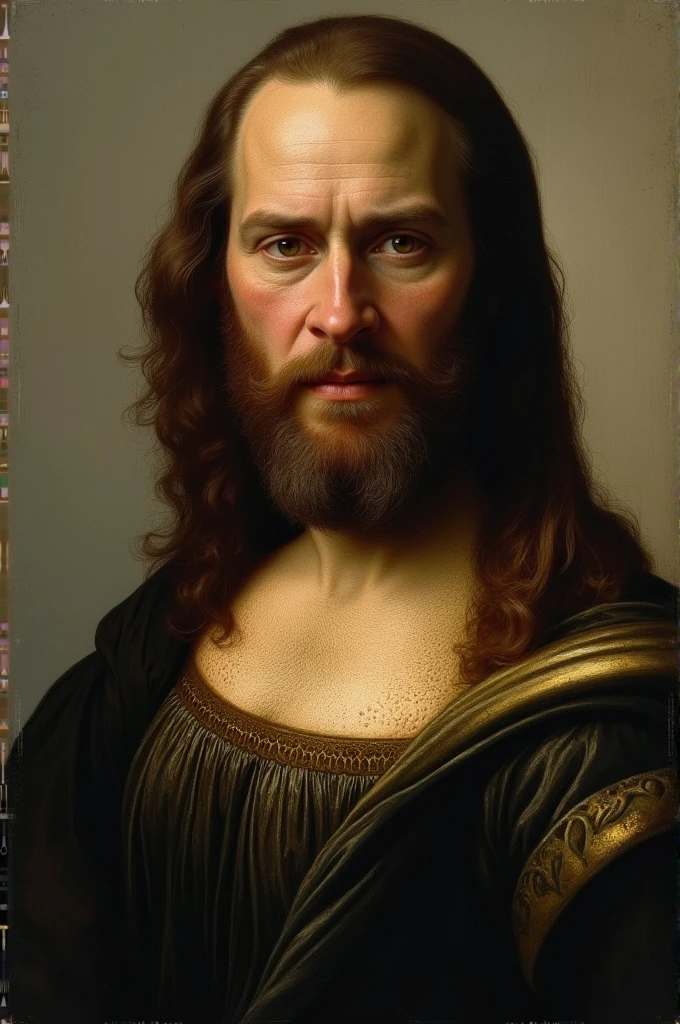 Create an image of Leonardo Da Vinci the Italian inventor and painter ...