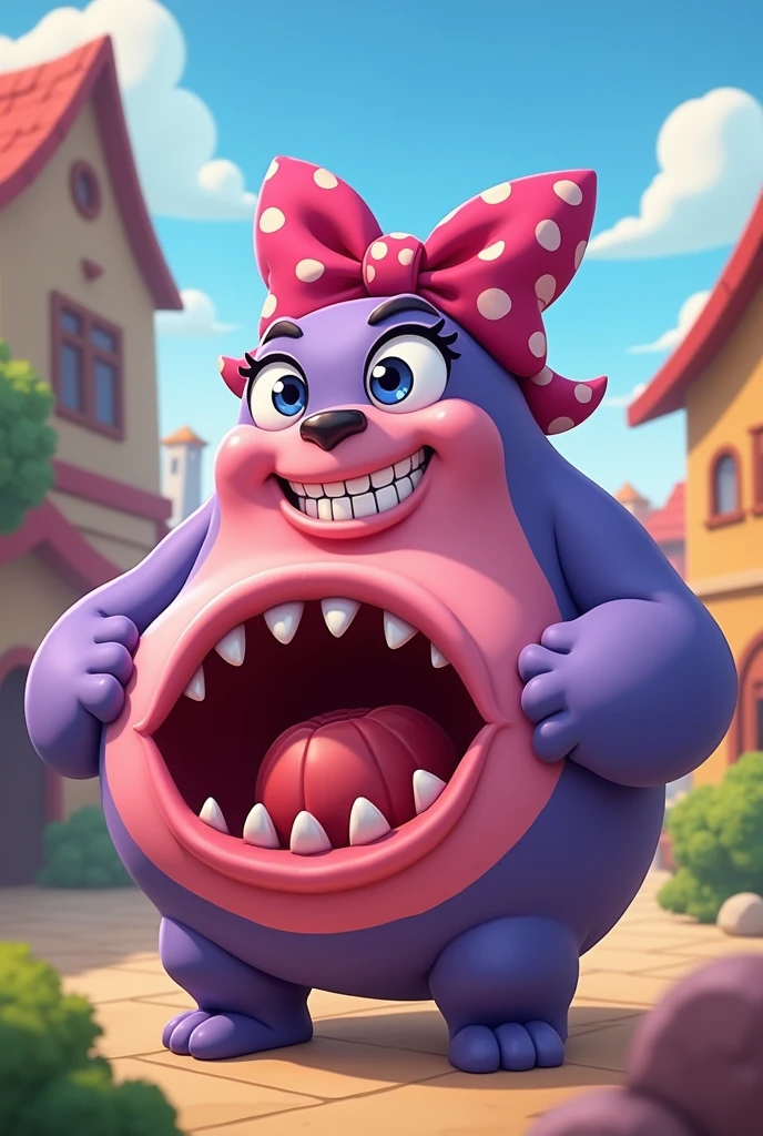 Brawl stars bonnie swallow pepol and her belly become hug and s happy ...