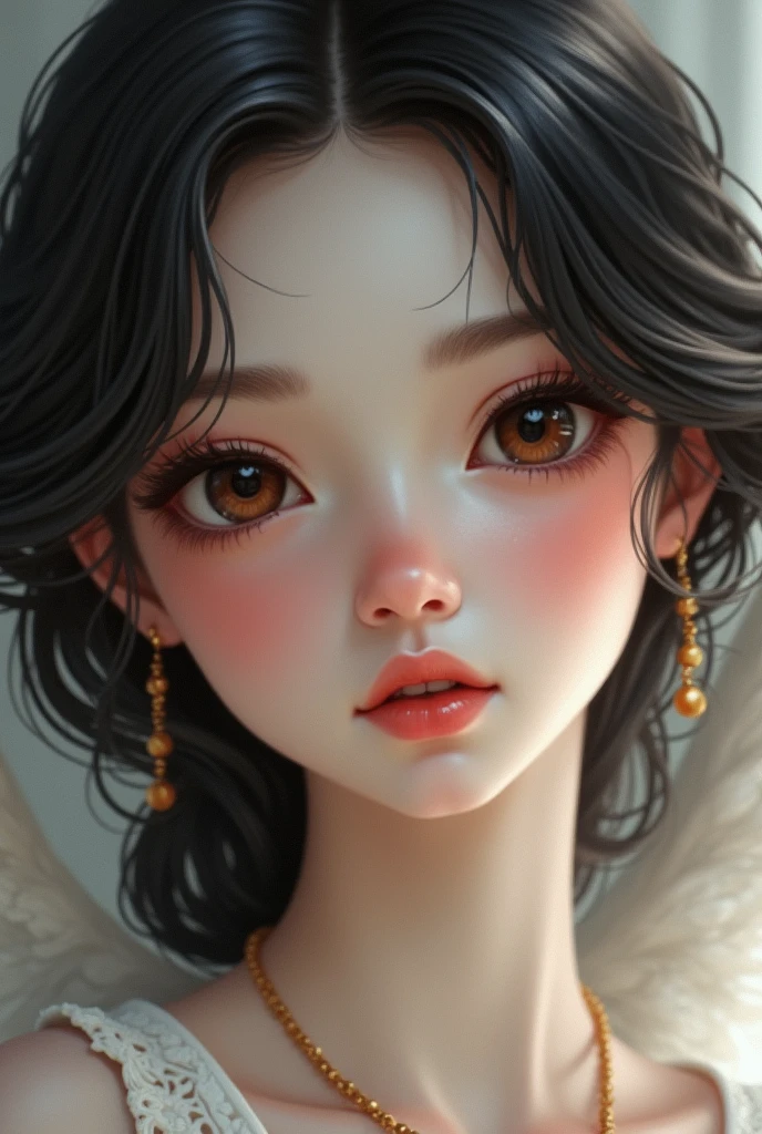 Pysche's face was delicate and angelic, with smooth porcelain skin and ...