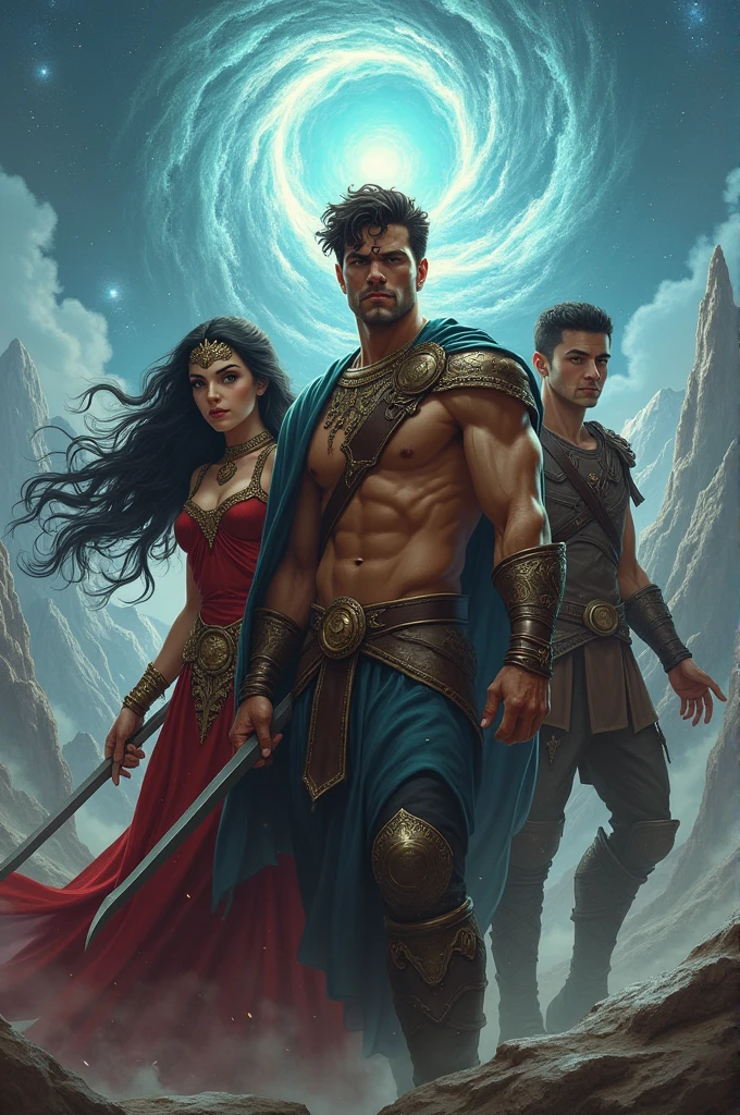 The characters from the book "blood of hercules" by jasmine mas - SeaArt AI