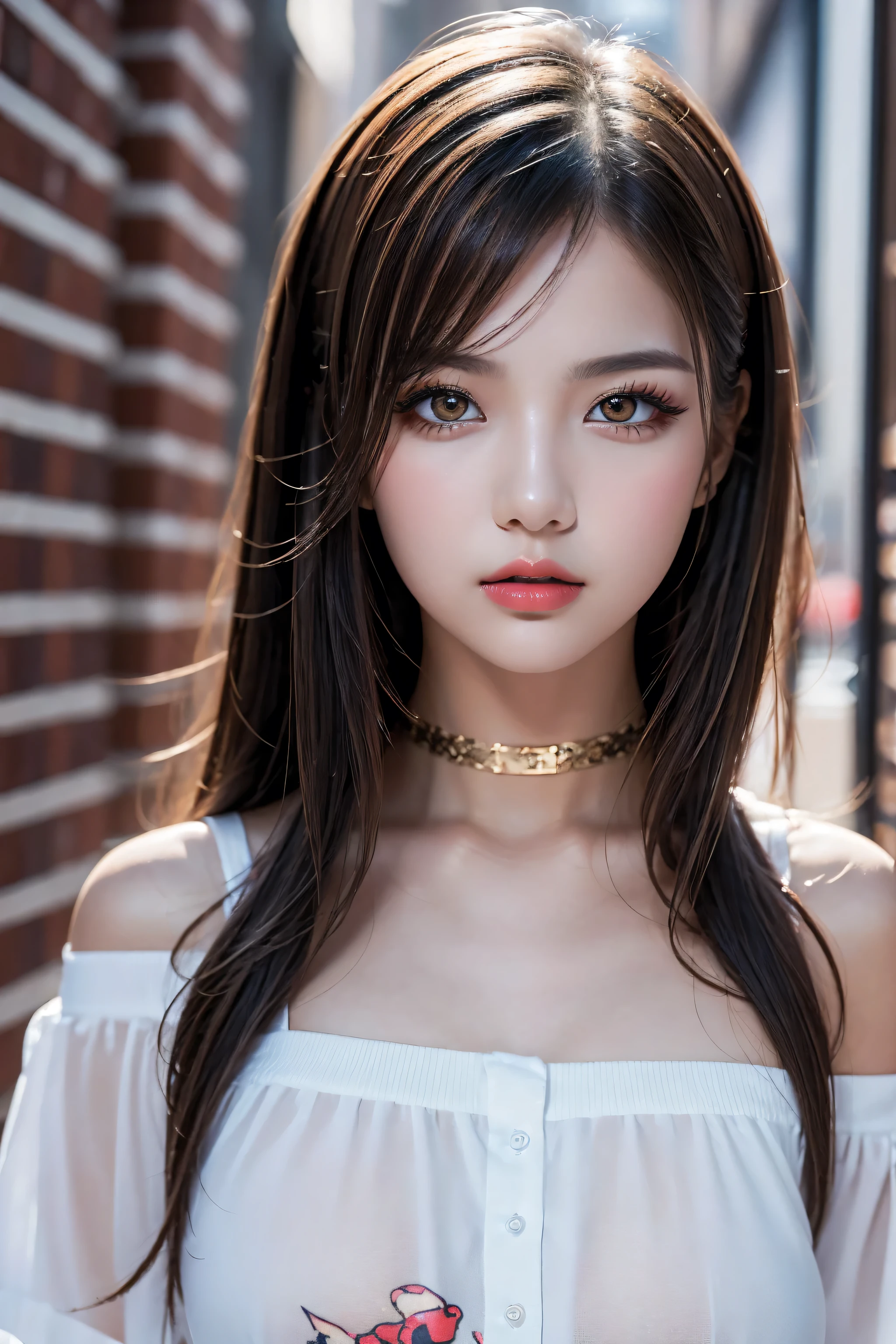 Realism, Realistic, ultra realistic details: velvety skin, symmetrical ...
