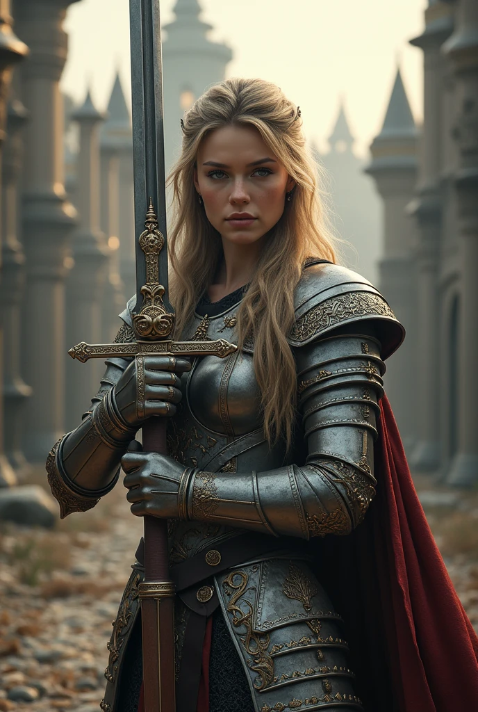 Warrior princess with sword - SeaArt AI