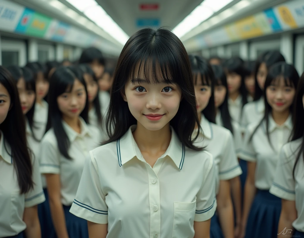 (Japanese Clone-girls=Myself), (Super Best masterpiece Clone - SeaArt AI