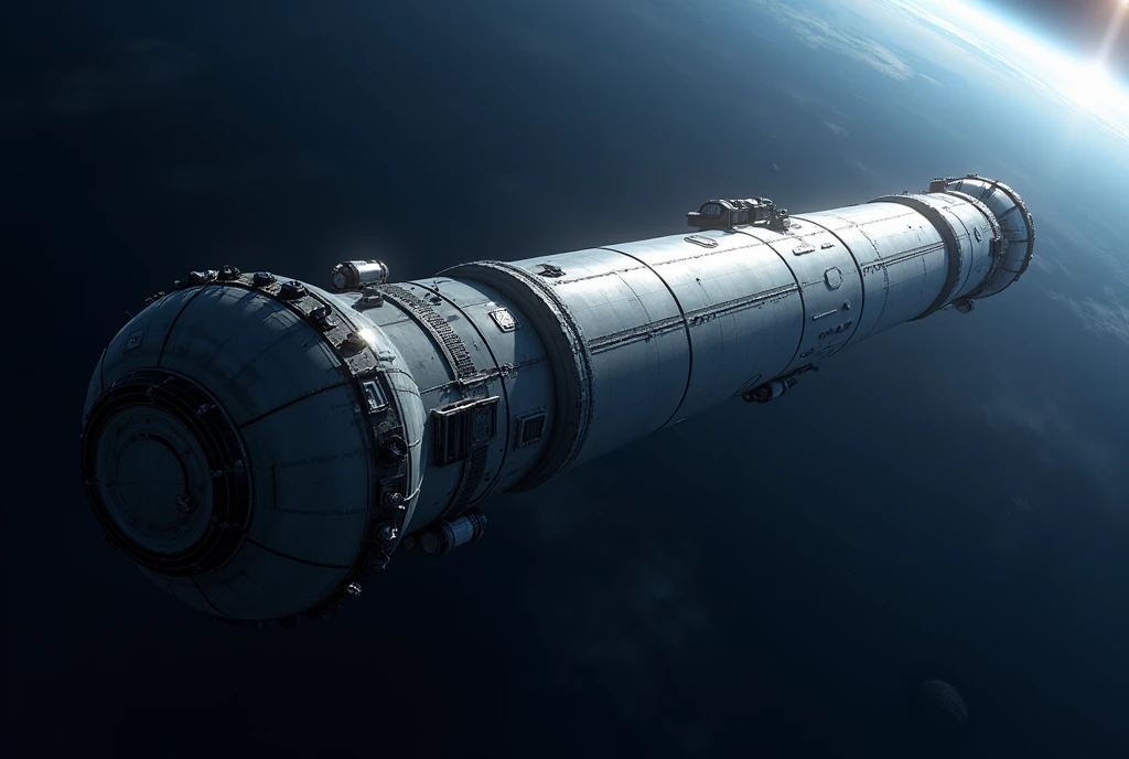 **Hyperdetailed Cylindrical Space Colony:** - **Structure** - SeaArt AI
