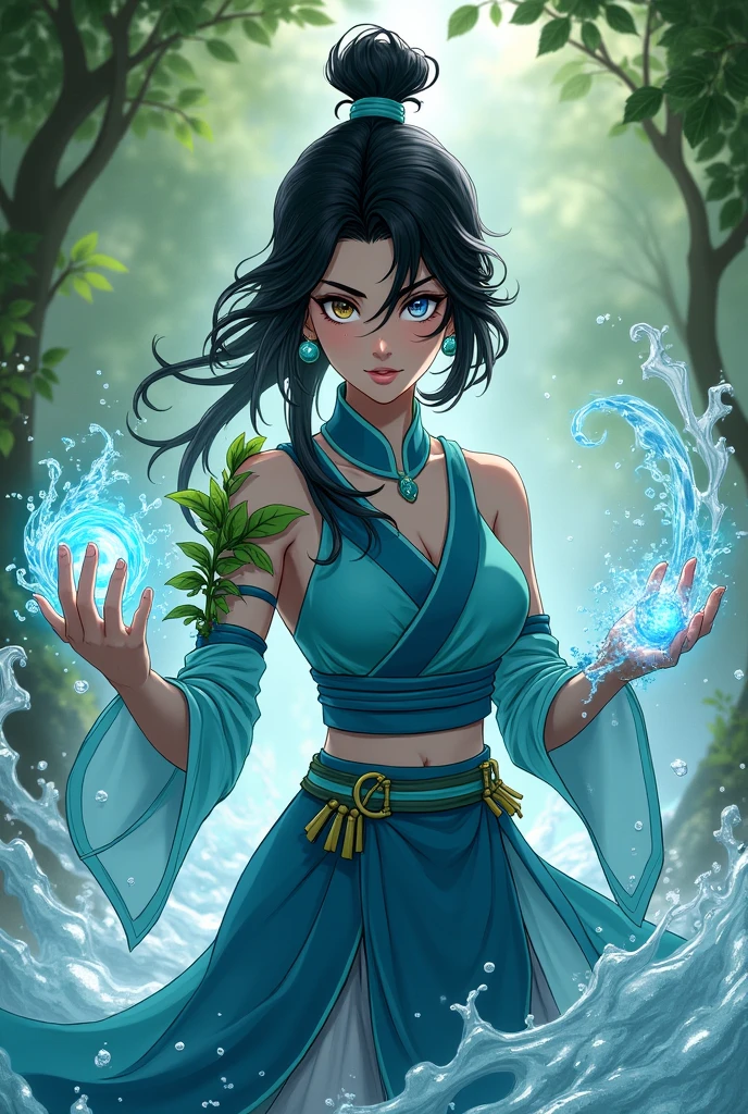 Based on the cartoon Avatar: The Last Airbender, create a waterbender ...