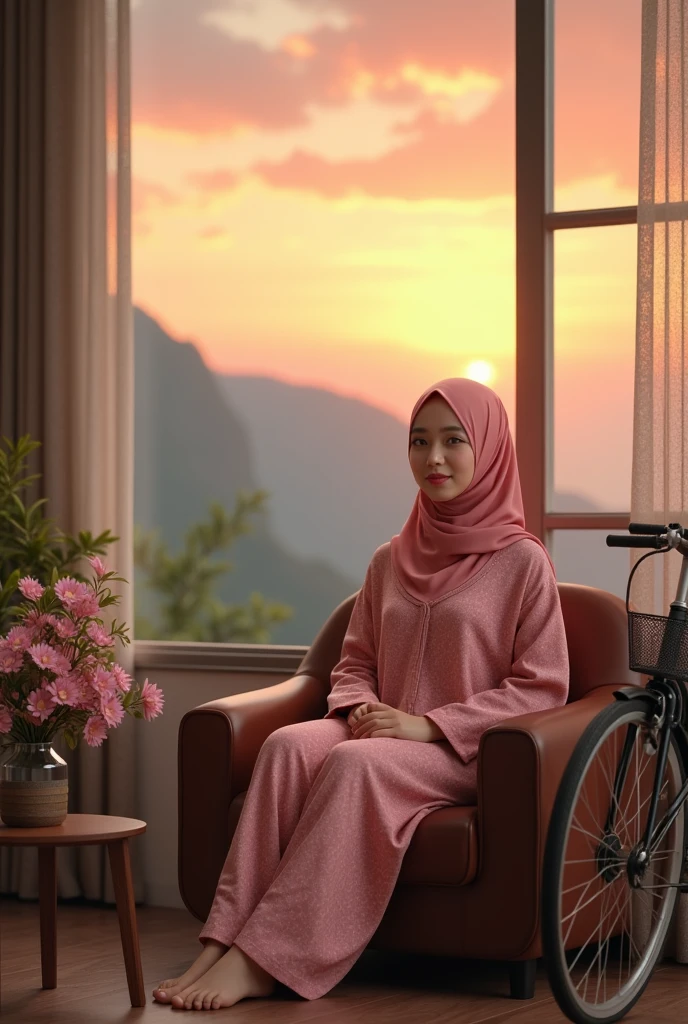 (masterpiece) (detaile) a beautifull indonesian woman, big body - SeaArt AI