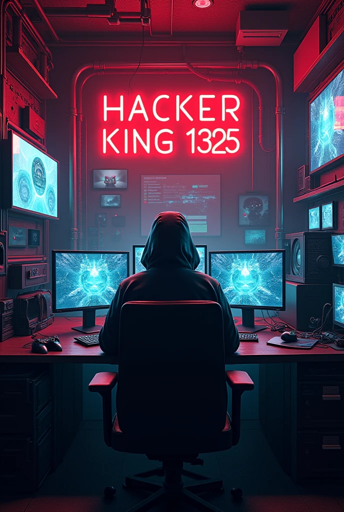 Gaming room is very beautiful and ek gamer jiska muh na dhikhe and name ...