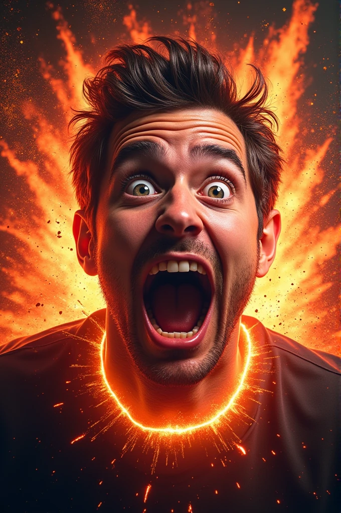 Create a dramatic thumbnail showcasing a brand-new iPhone with ...