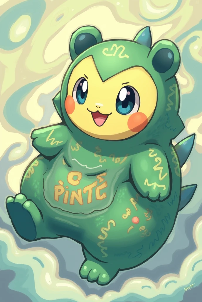Create me an image of a Pokemon that says "03 comptroller pinto - SeaArt AI