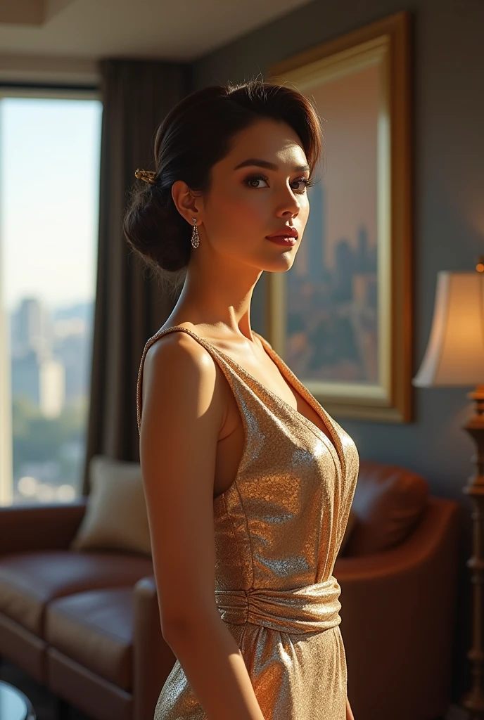 **muka:** - Confident and serene expression - Sophisticated and well ...