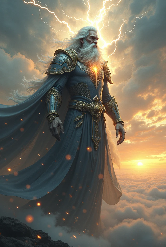 Emdros Elder God Of Thunder Lord Of The Skys peacfull - SeaArt AI