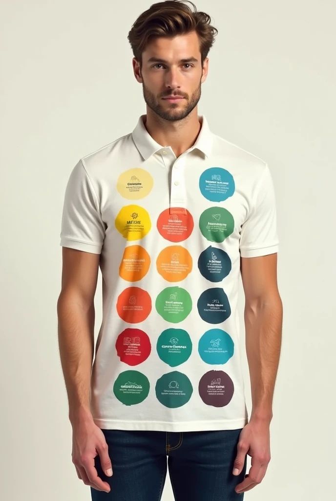 Design a polo shirt that represents the sustainable development goals ...