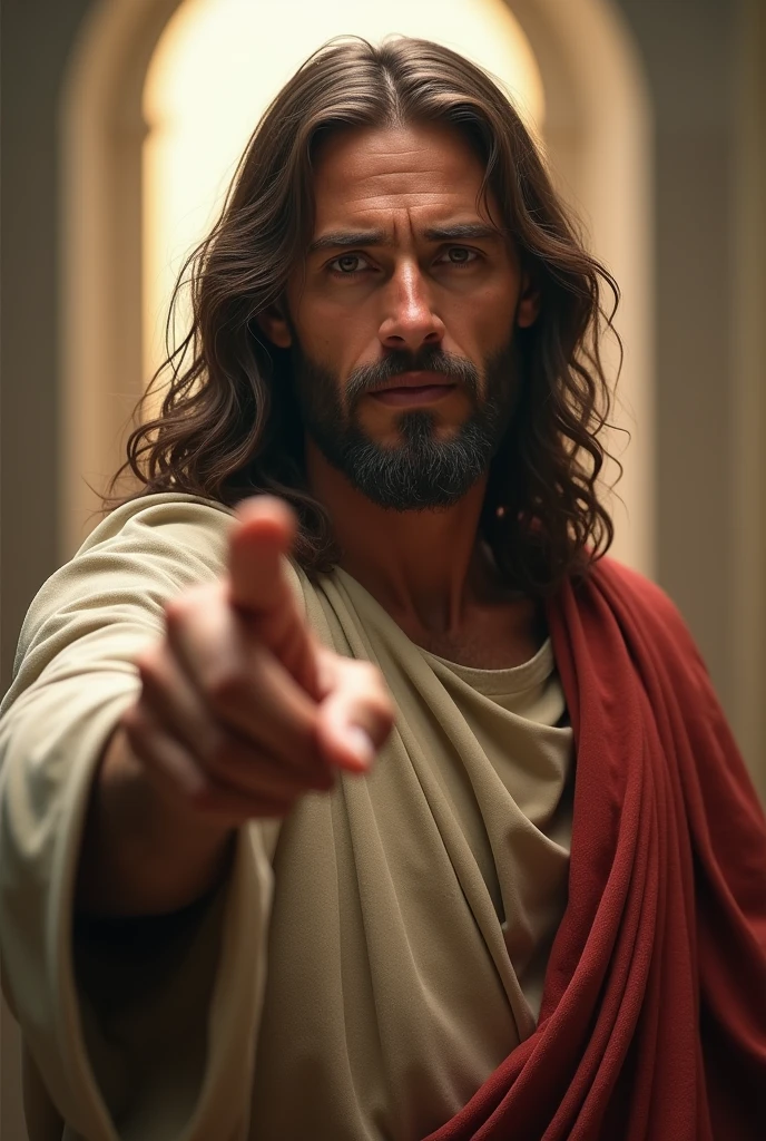 Image of Jesus Christ, medium distance, high quality, realistic - SeaArt AI