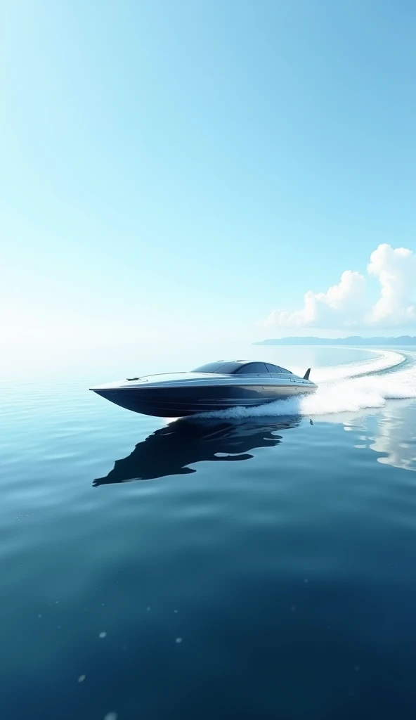 Very fast boat and calm sea - SeaArt AI