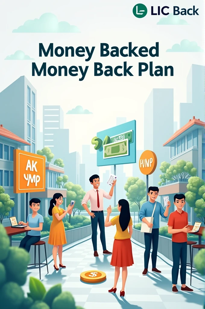 Lic money back plan - SeaArt AI