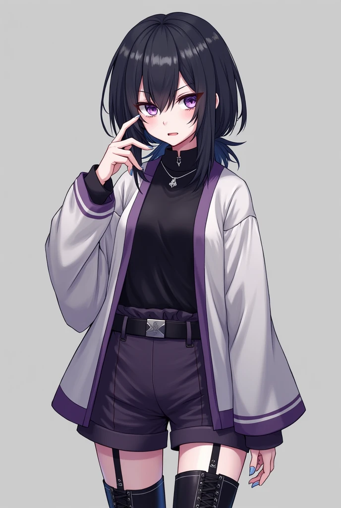 Hair: Color: negro profundo y opaco, which brings a mysterious and ...