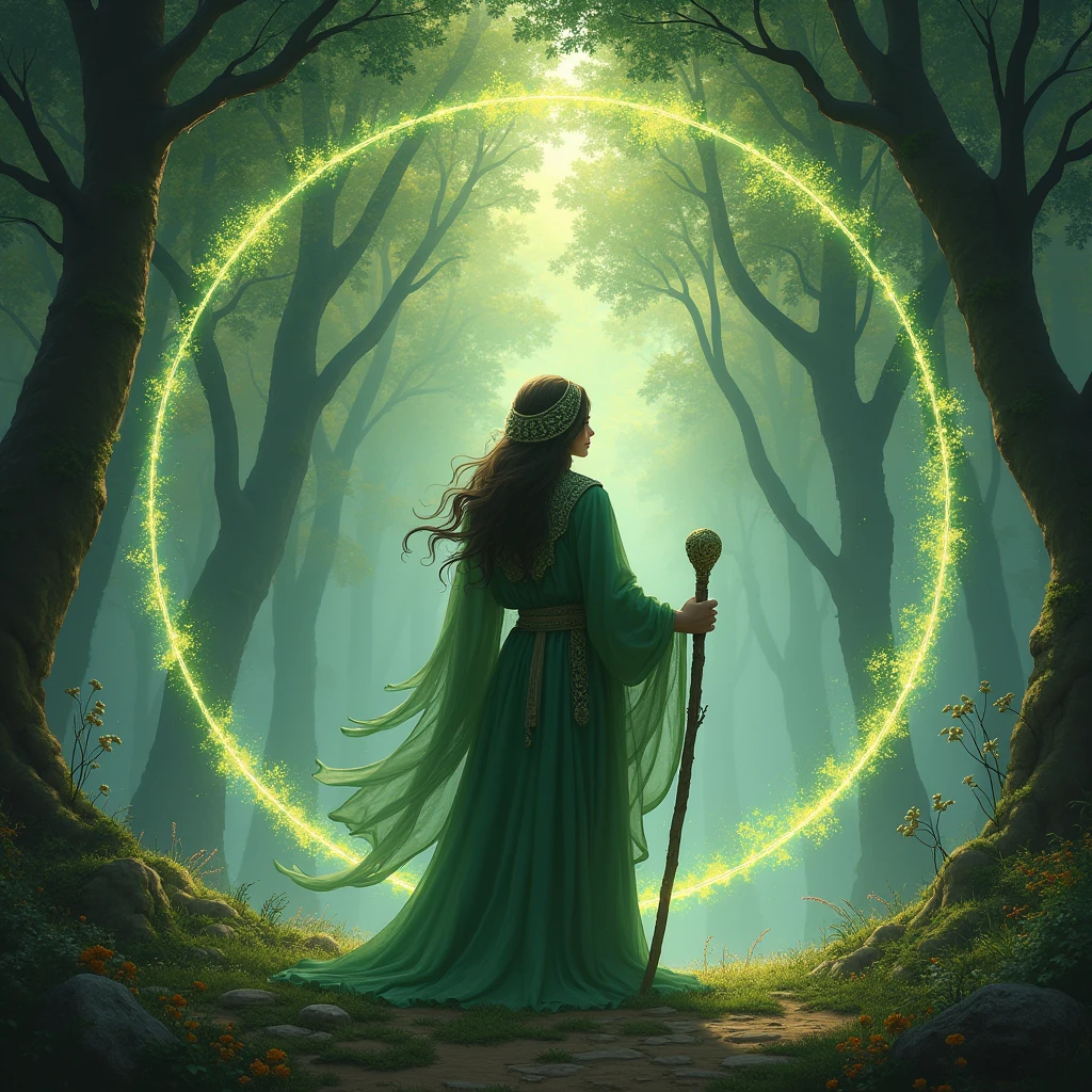 Druid of the Circle of Dreams。The Druids formed a circle on the land ...