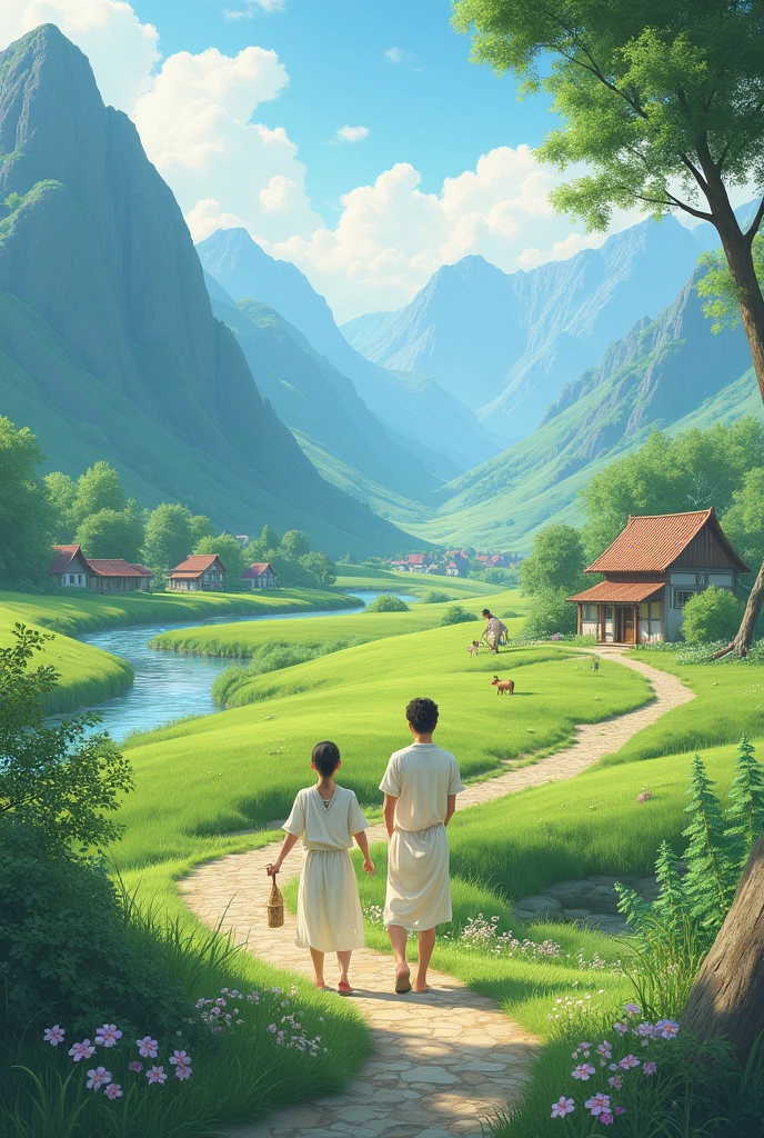 A beautiful region with peaceful people and a peaceful environment ...