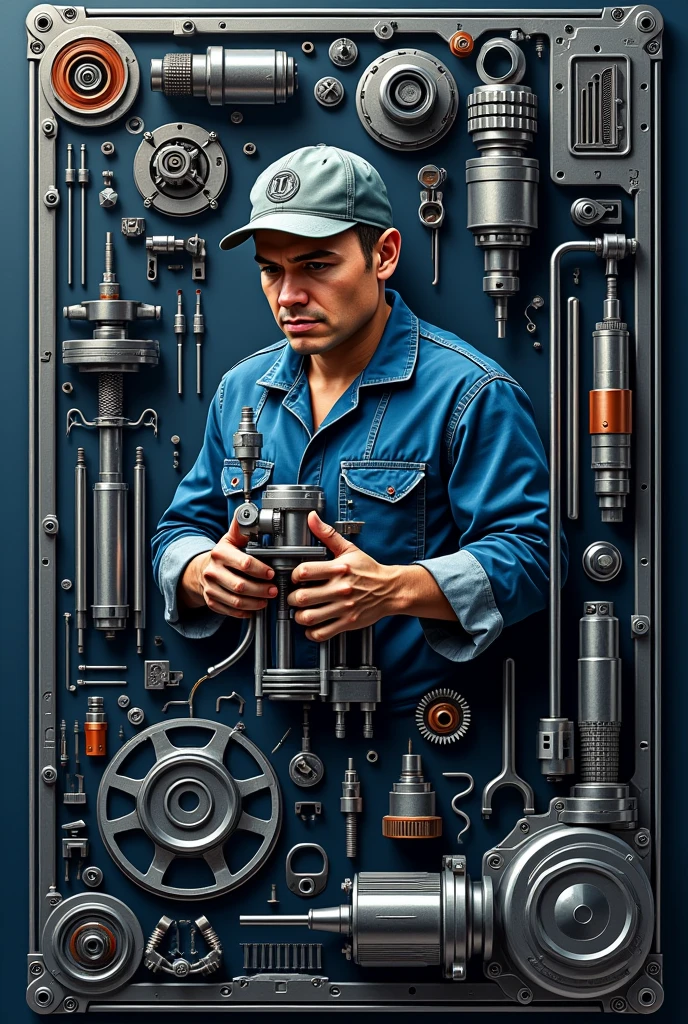 I need a cover about diesel mechanics and machining, but try hard it ...