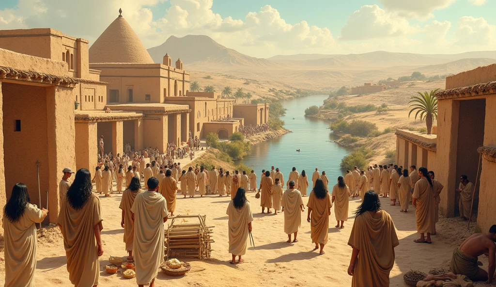 People in the fourth millennium BCE in Mesopotamia But be more specific ...