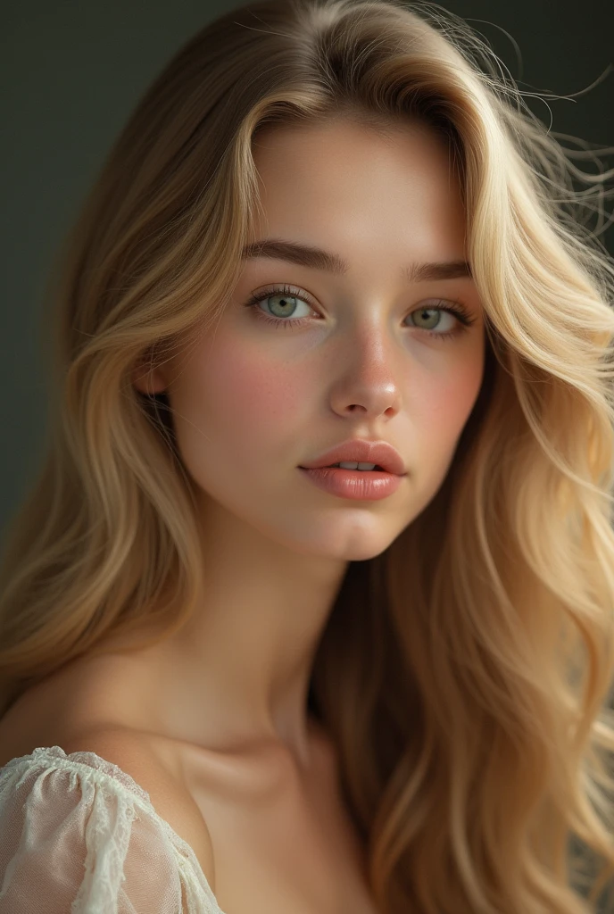 Beautiful girl blonde hair - SeaArt AI
