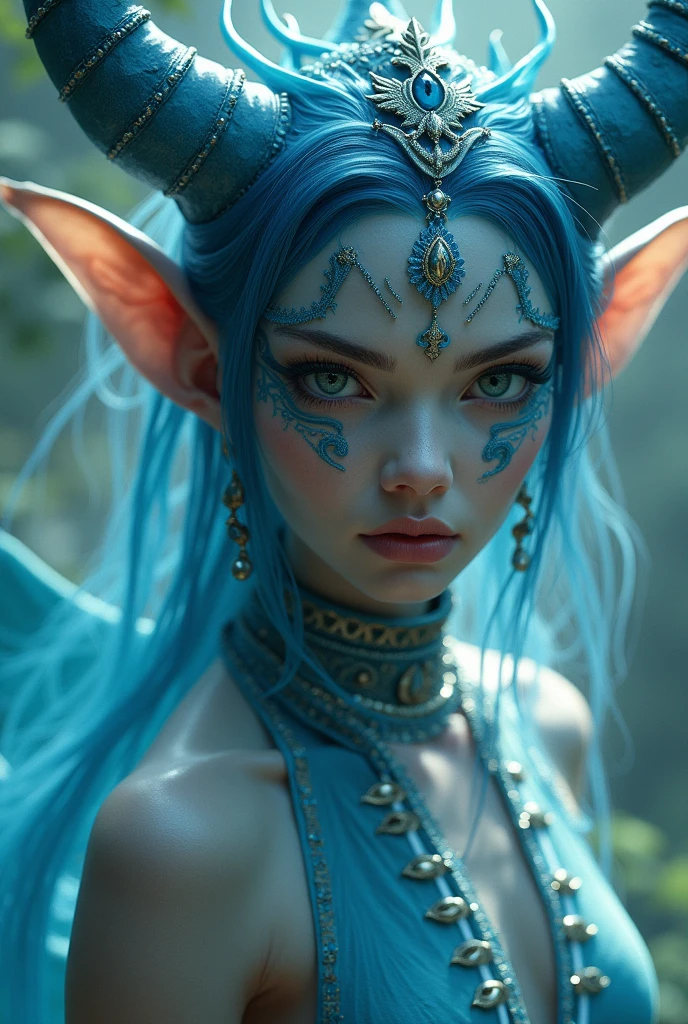 Mahishi make her very beautiful and evil and look like apsara and her ...