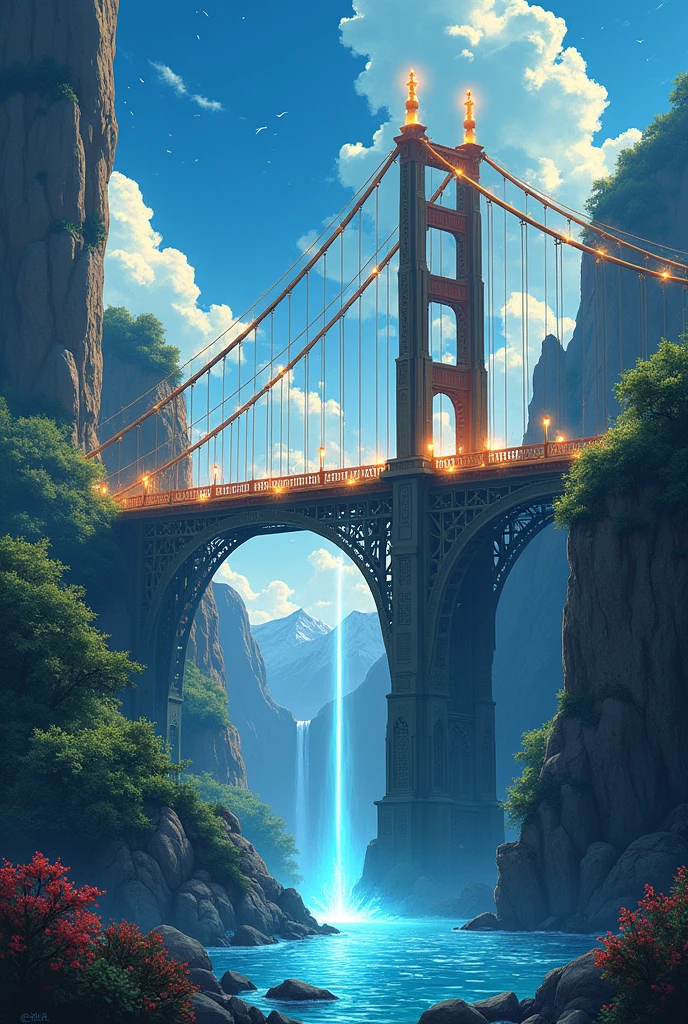 A bridge between worlds, Gorgeous, close up, detail, Clear focus ...