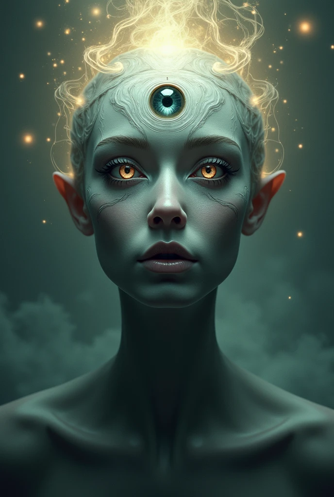 A three-eyed man - SeaArt AI