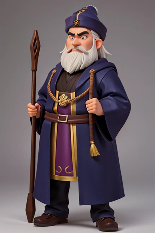 9age、male、Large head、Wizard、Cane、 - SeaArt AI