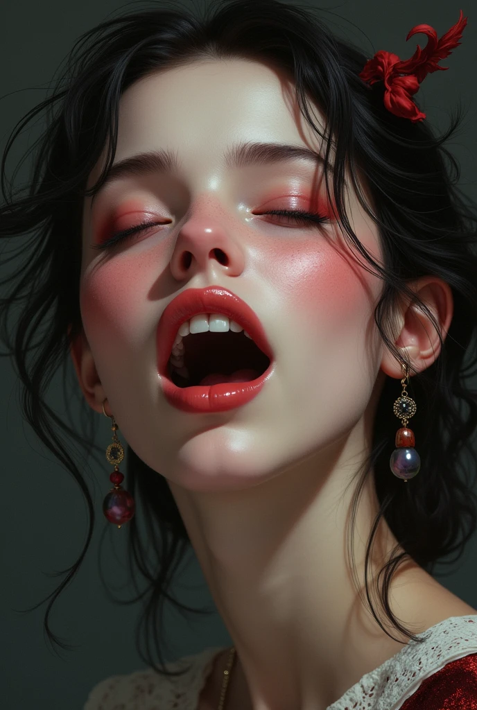 Masterpiece, best quality, 1girl, faust, ahegao, portrait, face - SeaArt AI