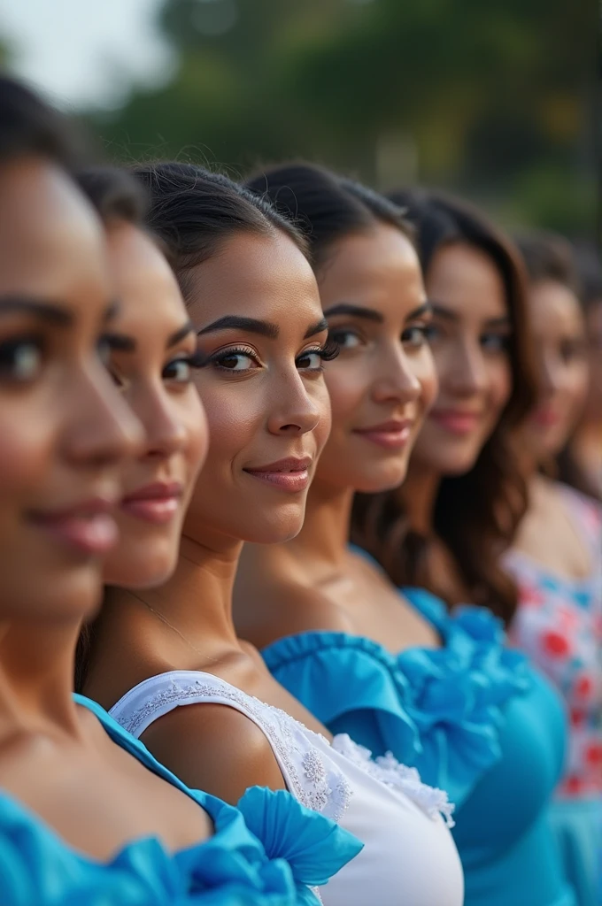 Several Honduran women of approximately 1, young and beautiful face ...