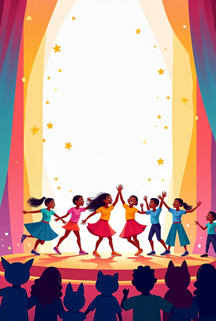 Dance competition inviting poster, with details, pure white background ...
