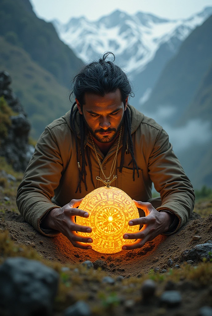 Man finds a sacred fruit coming out of the earth , Give it an Incan and ...