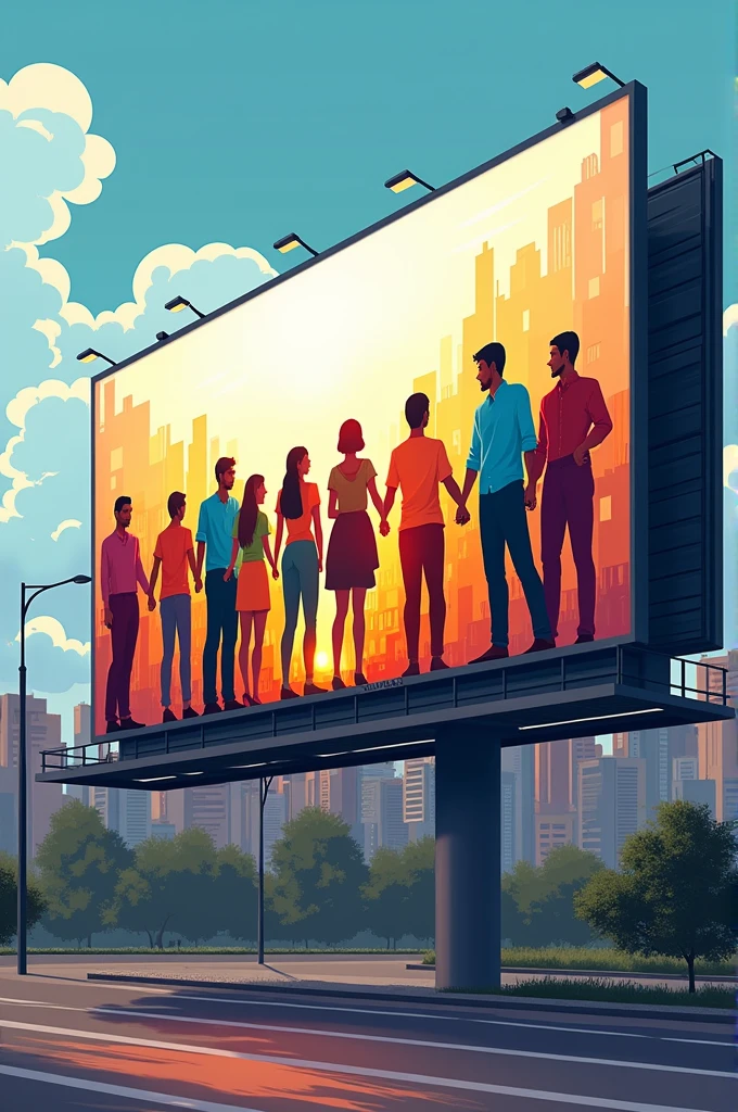 I want to create billboard about unity. - SeaArt AI