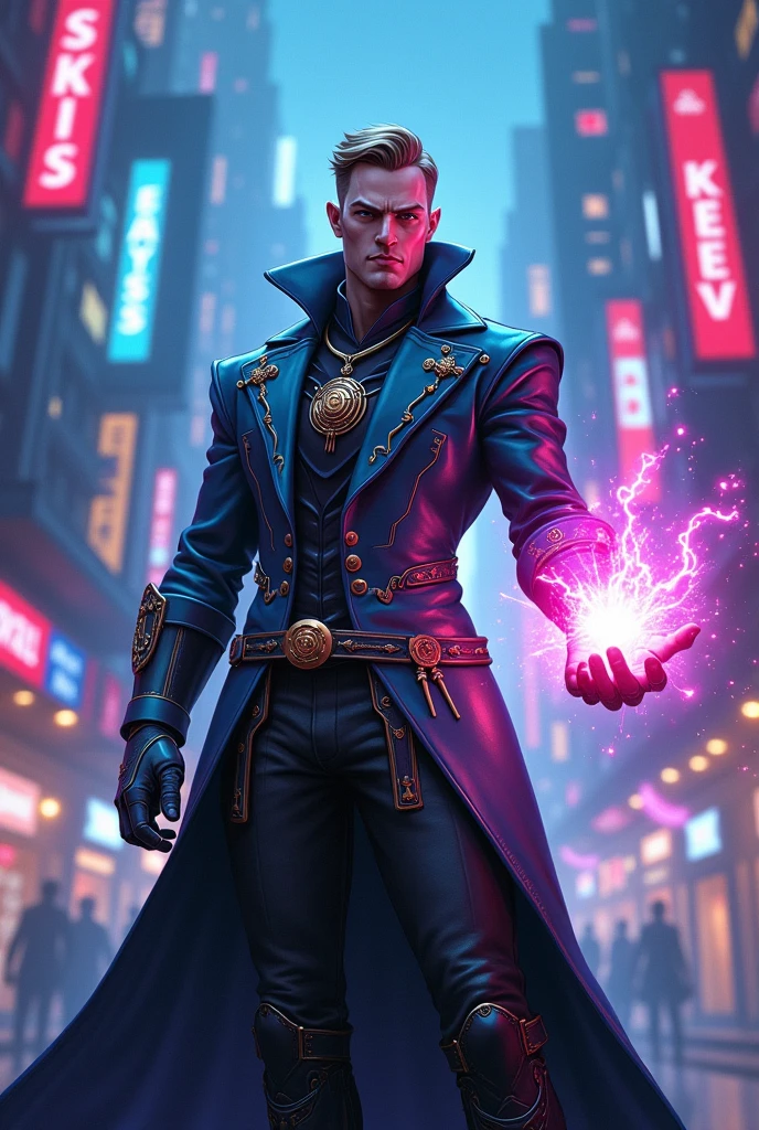 Disney Frozen, Prince Hans, cyberpunk, Magic , Cartoon, sorcerer ...
