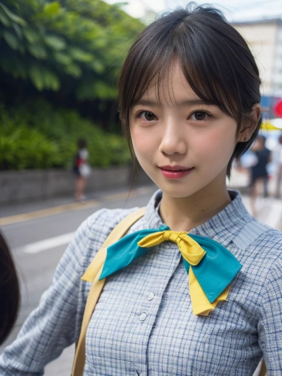Ultra-detailed 8K photos of Japanese idol with playful pixie cut ...