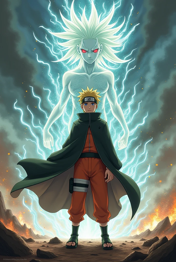 Naruto barion mode with biacugan and susanaoo - SeaArt AI