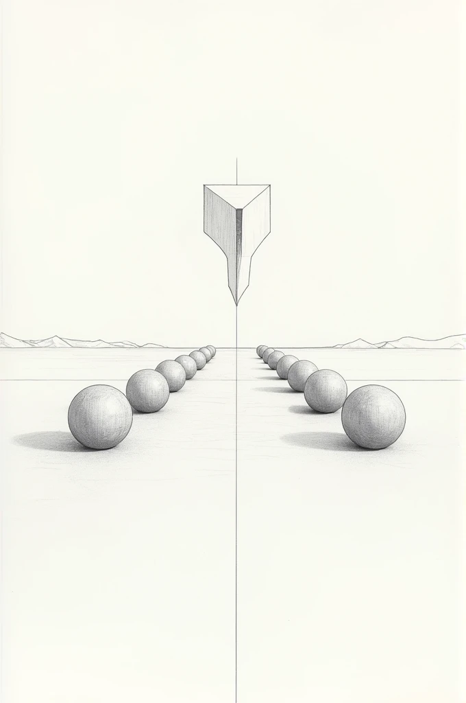 Create a perspective drawing with 1 vanishing point of 4 objects below ...