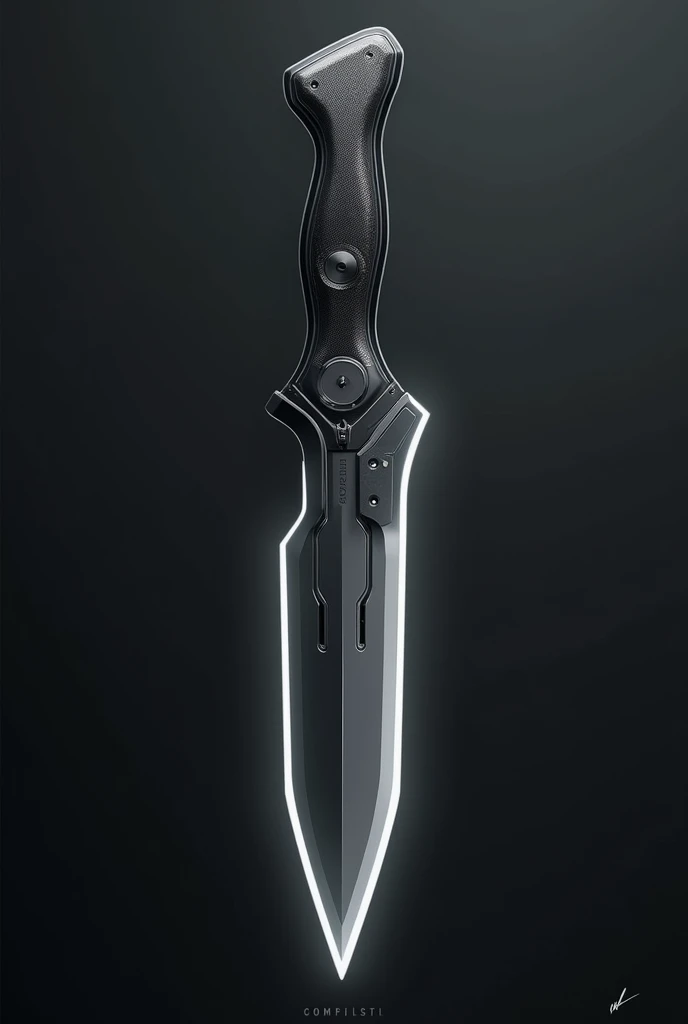 Futuristic hunting knife - SeaArt AI