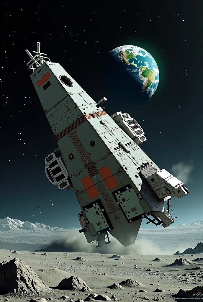 Real moon cracker realistic - SeaArt AI