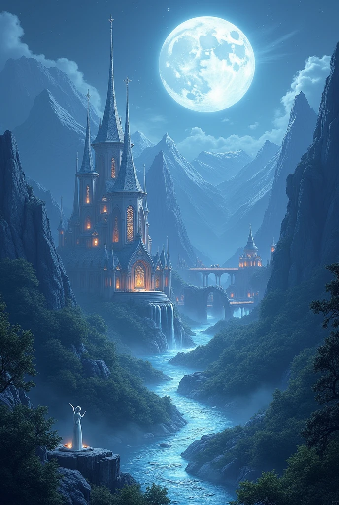 Moon Elf Kingdom - SeaArt AI