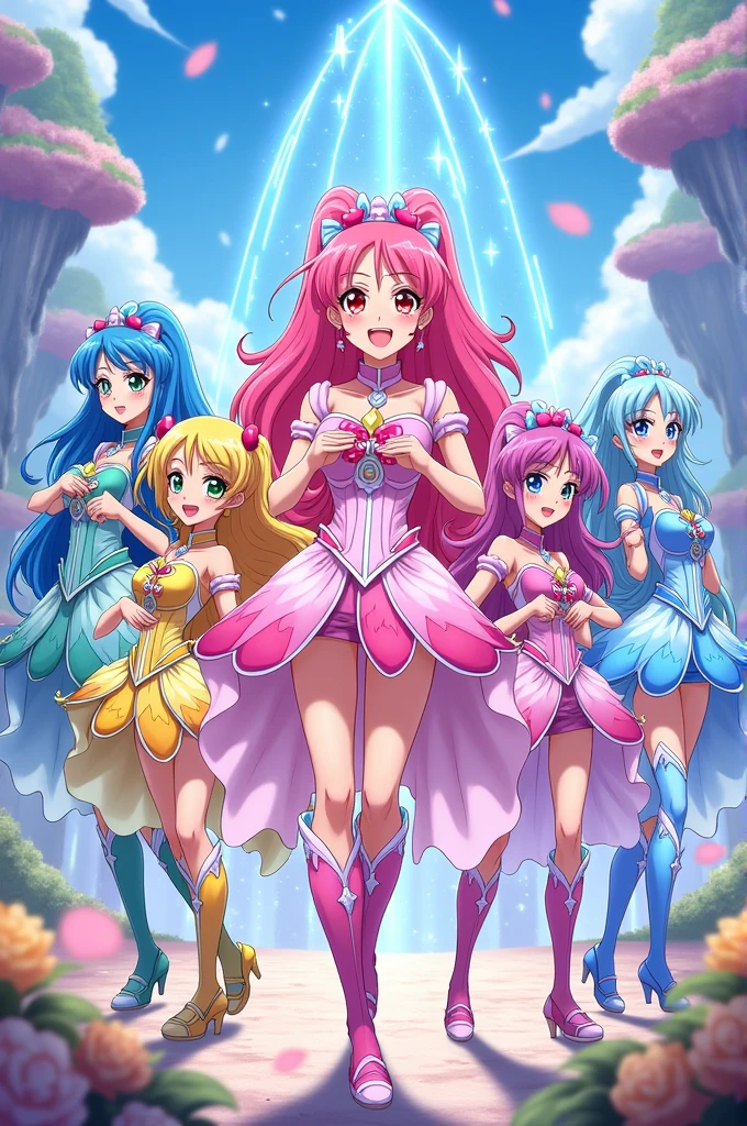 Grea una pretty cure - SeaArt AI