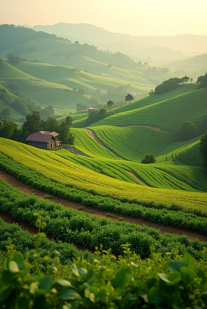 Photo 1: General view of the 800 hectare area (image showing the ...