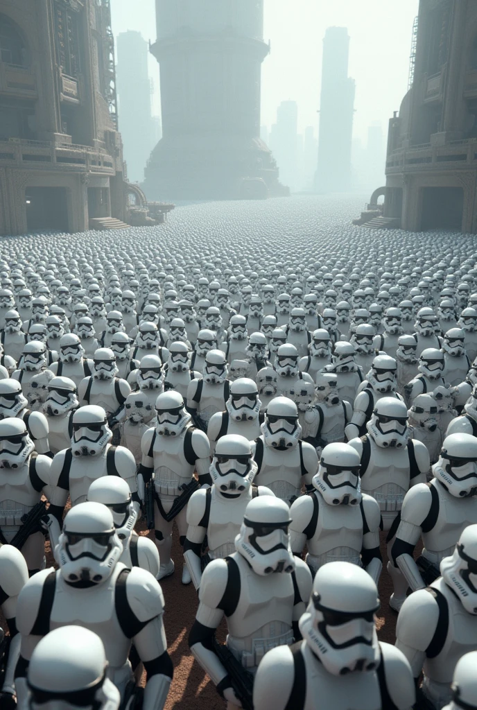 Hundreds of stormtroopers - SeaArt AI