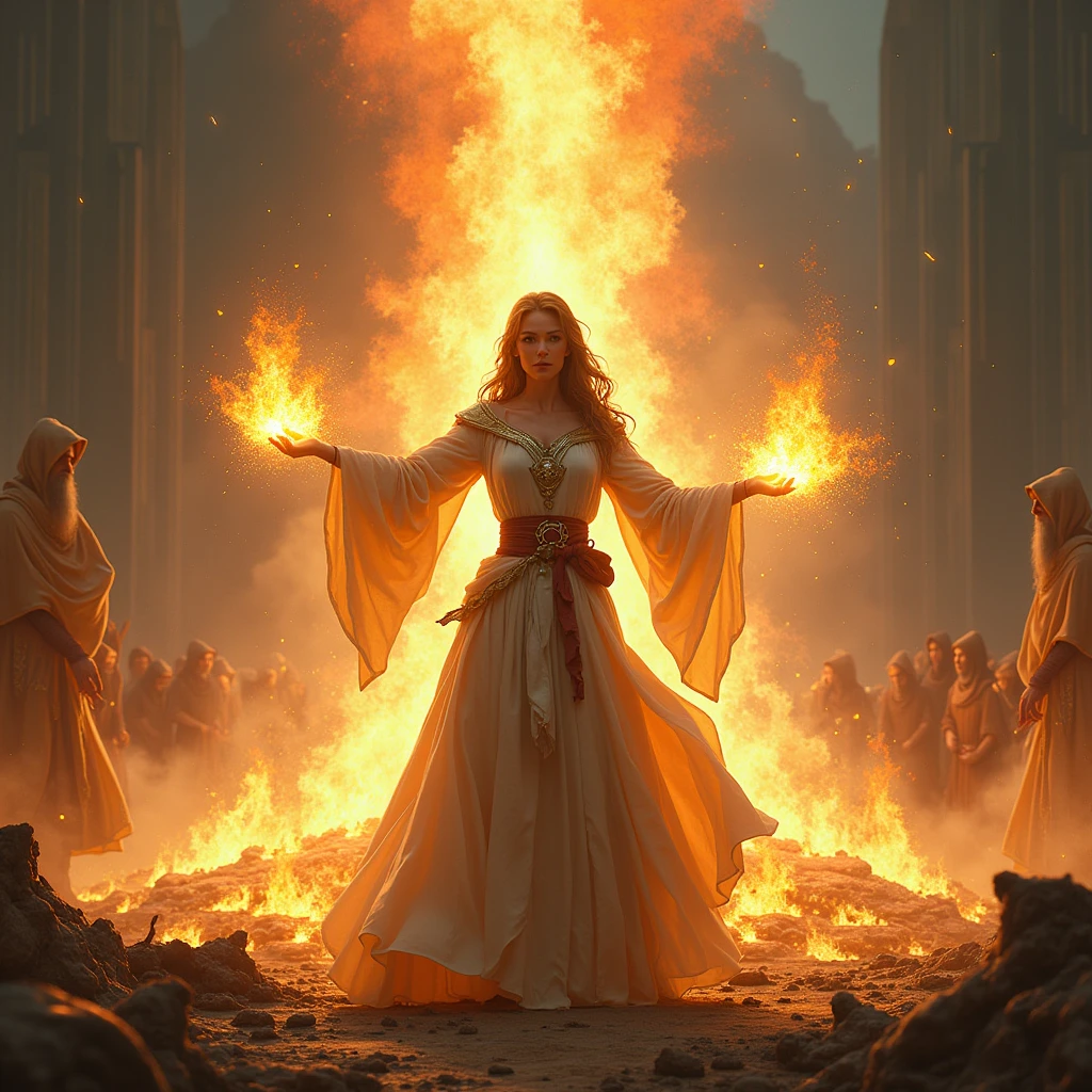 A human female wizard who is a conjurer is hungry々Summon a large amount ...