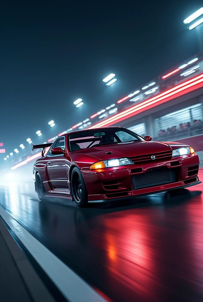 Nissan R32, A symbol of automotive excellence, Drive around the track ...