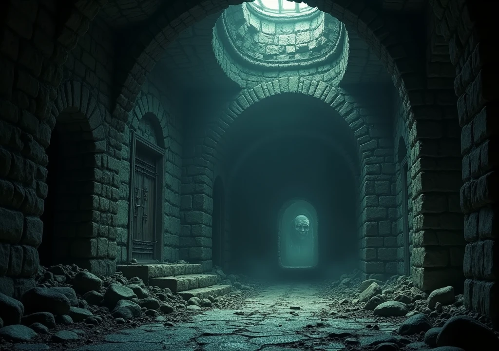 Deep dungeon of a dark dungeon - SeaArt AI