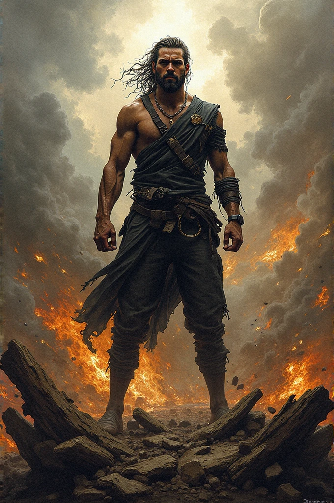 Fight against the physical, mental and social world - SeaArt AI